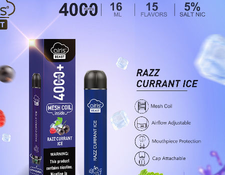 China Newest Electronic Cigarette Adjustable Air Disposable Vape Device Airis Beast 4000 Puffs ...