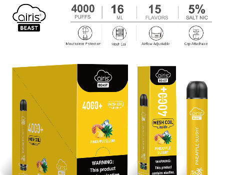 China Airis Beast 4000 Puffs Adjustable Air Disposable Vape pen Device smoke pen on Global ...