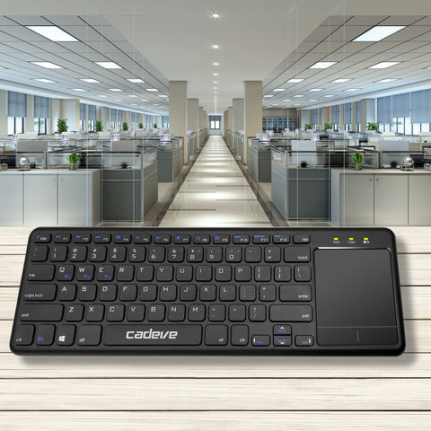 China Wireless Keyboard with Large XL Touchpad, UK Layout, Living room ...