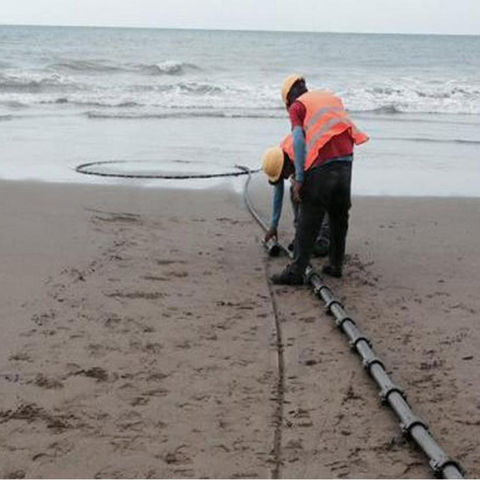 China Cast iron articulated protector shell for submarine power cable ...