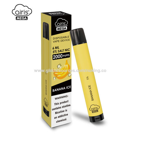 China E-Cigs Airis Mega Disposable Vaporizer Pen Airflow Disposable ...