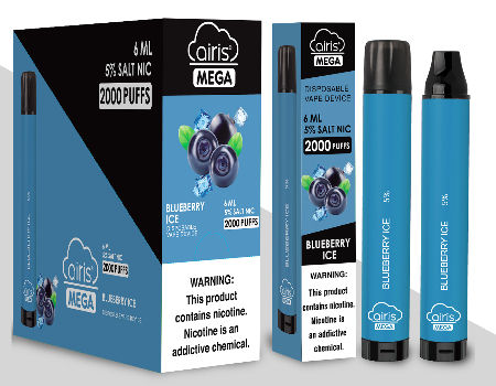 China E-Cigs Airis Mega Disposable Vaporizer Pen Airflow Disposable ...