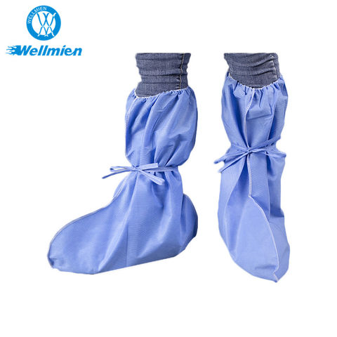 China Disposable SMS anti-slip waterproof over boot cover shoe cover on ...
