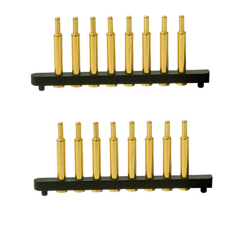 China 8P Pogo Pin connector Pitch 3.0mm single array Pogo pin spring ...
