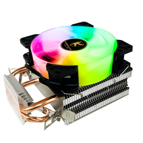 Taiwan Rifle Bearing fan CPU Tower Cooler with LED Light on Global ...