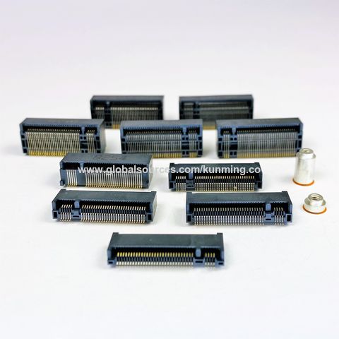 Taiwan NGFF M.2 module socket/connector, A-KEY, H=3.0mm, Compatible ...