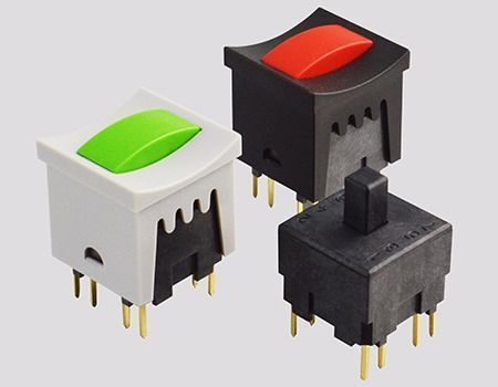 China Honyone PCB Mounted 4P1T Keyboard Switches for Control Panel ...