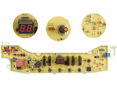 China High quality washing machine accessory 5 button with digital ...