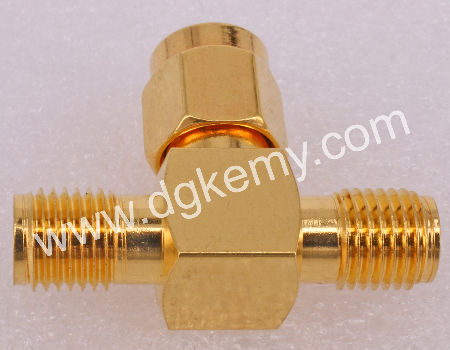 China SMA Female to SMA Male T type RF Adaptor Connector, 5U" Thick ...