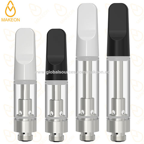 China MAKEON 510 Ceramic Glass Atomizers CBD Cartridge Delta8 Vape CC ...