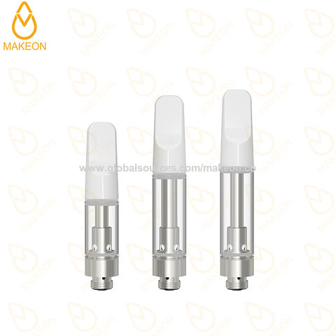 China MAKEON 510 Ceramic Glass Atomizers CBD Cartridge Delta8 Vape CC ...