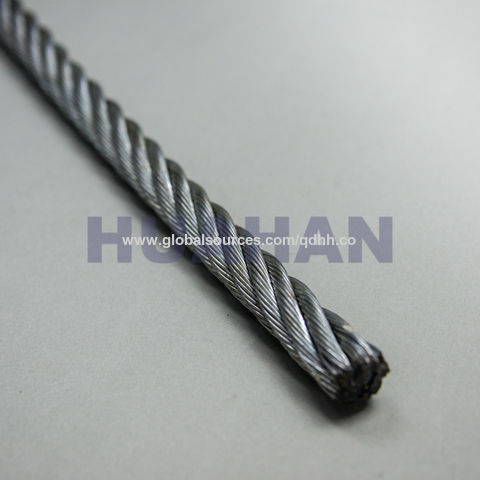 China 6X24+7FC point contacted steel wire rope, ungalvanized or ...