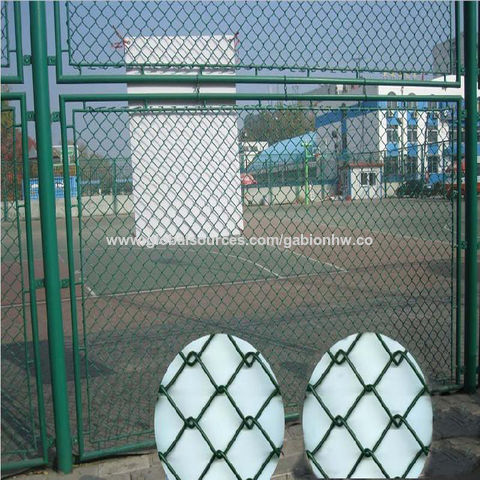 China Hot dipped gal cyclone fence ,chain link mesh manufacturer,vinyl ...