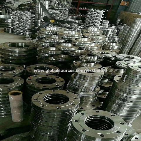 China DN65 PN16 stainless steel bland flange with flat face on Global ...