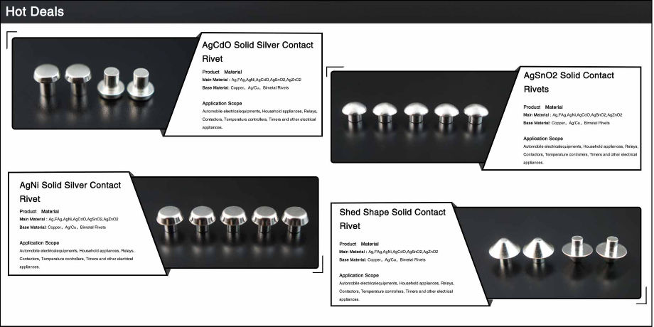 China Silver Contact Contact point Aluminium Blind Solid Rivet for ...