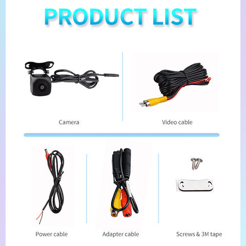 China 180 degree view angle3 fisheye car rear view backup camera on ...