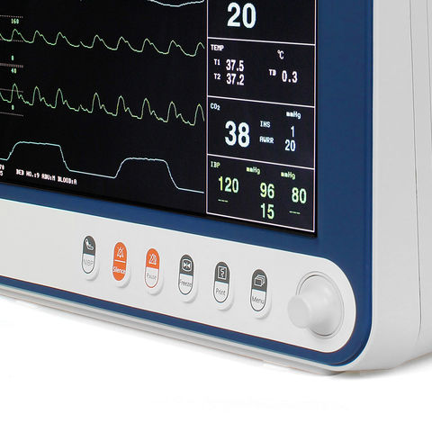 China 12.1 inch Medical Equipment Hospital Multiparameter SPO2 Function ...