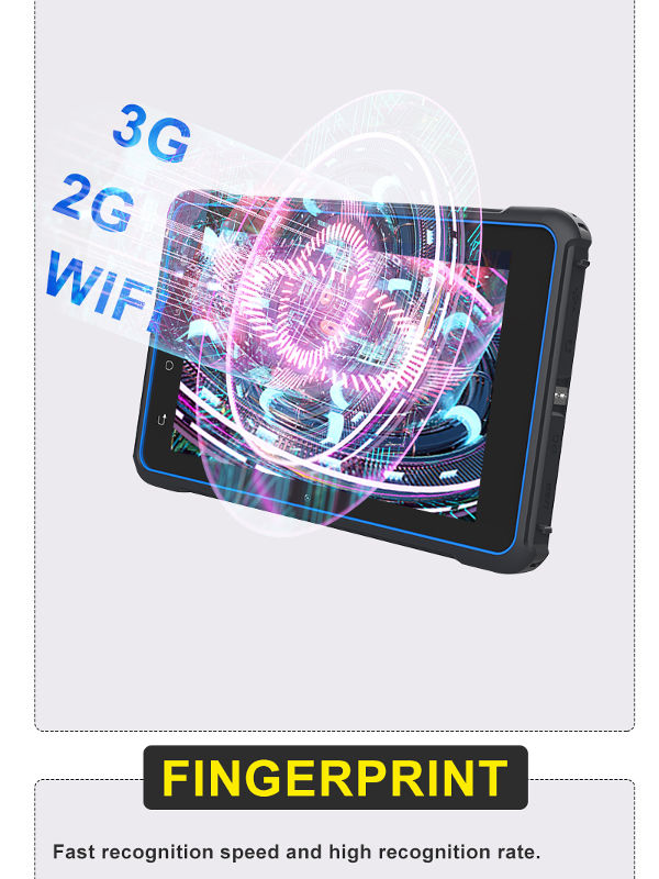 China 8inch Android7.0 RAM 2G ROM 16G IPS panel Encrypted industrial ...