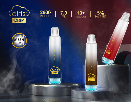 Disposable Vape Pen Airis Vaporizer 7ml Airis Drip 2600 Puffs Stigs ...