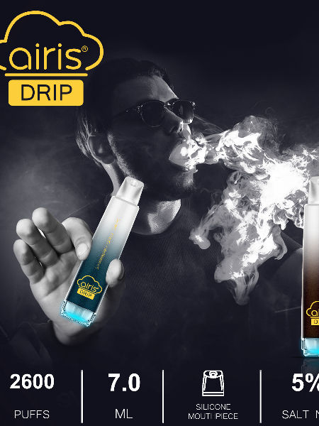 Disposable Vape Pen Airis Vaporizer 7ml Airis Drip 2600 Puffs Stigs ...