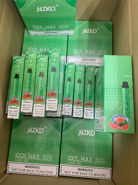 Hzko Original Disposable e-cigarettes 2000 puffs Vape IDOL MAX ...