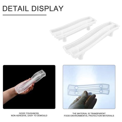 China 4 Set Tray Handle Resin Mold Silicone Casting Mold for DIY ...