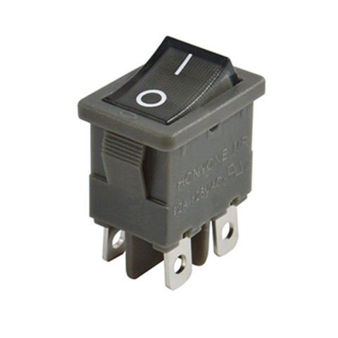 China Honyone Rocker Switch, On/Off 4-pin without Lamp Gray Body CQC/UL ...