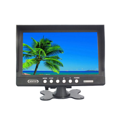 China 9 inch analog high definition stand alone color screen sun visor ...