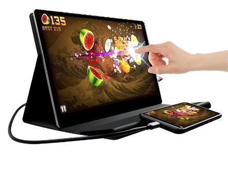 China High quality OEM portable monitor 13.3 touch screen display ...