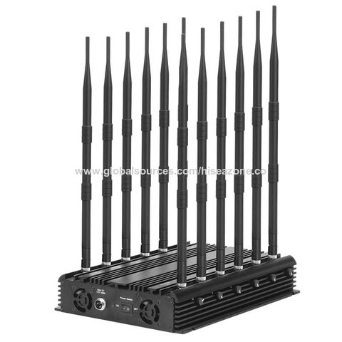 China Desktop High Power 12 Antennas 5G Phone Jammer on Global Sources ...