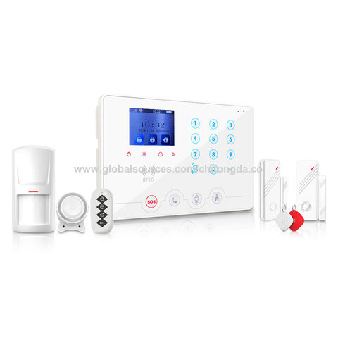 China Welcomed Smart Home Wireless WIFI Alarm System Tuya Smart Life 4G ...