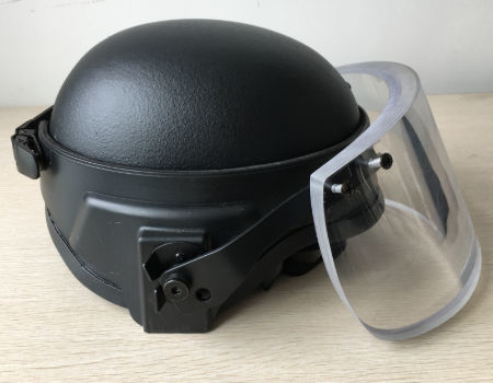 China NIJ IIIA Bullet Proof Visor Bulletproof Face Shield Ballistic ...
