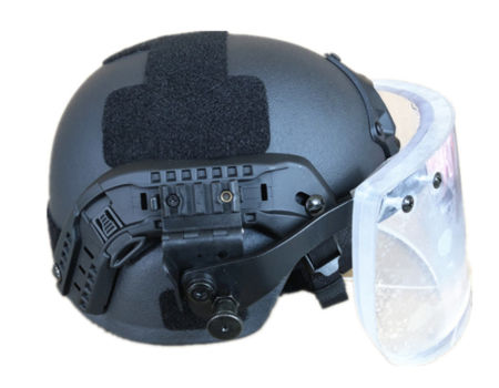 China NIJ IIIA Bullet Proof Visor Bulletproof Face Shield Ballistic ...
