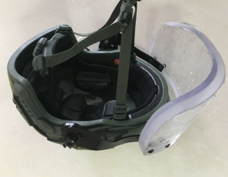 China NIJ IIIA Bullet Proof Visor Bulletproof Face Shield Ballistic ...
