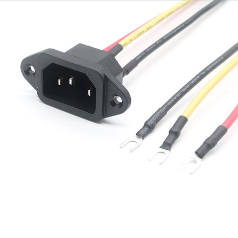 China Panel Mount with Screw EU Plug 3Pin to 3.2 Y Type Terminal cable ...