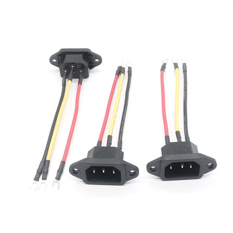 China Panel Mount with Screw EU Plug 3Pin to 3.2 Y Type Terminal cable ...