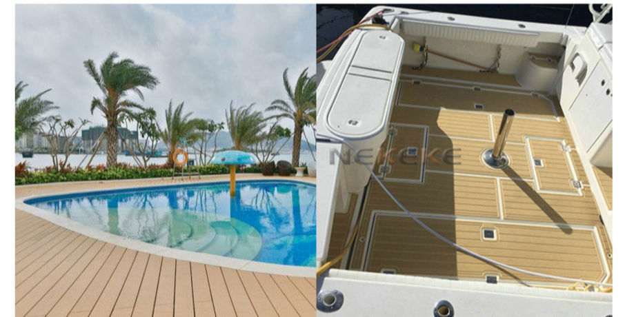 China NEKEKE Marine Boat Yacht PVC decking outdoor flooring on Global ...