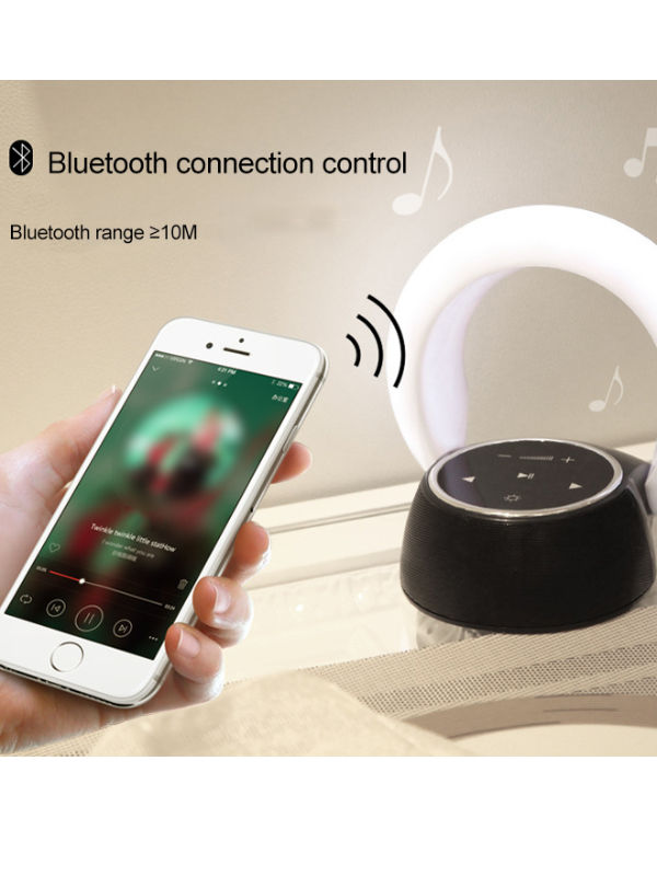 China Ambient Lighting Wireless Bluetooth Speaker Small Touch Led Night ...