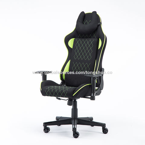 China Custom Office Game racing gaming chair chair with rgb led lights ...