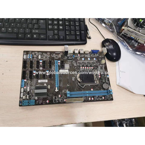 China New Intel CPU B250 Mining Motherboard 12 GPU mining machine ...