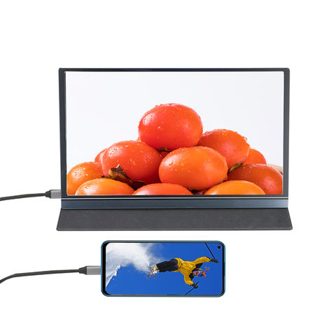 China FHD 15.6 inch portable monitor with 1920*1080 USBC*2+MINI HDMI*1 ...