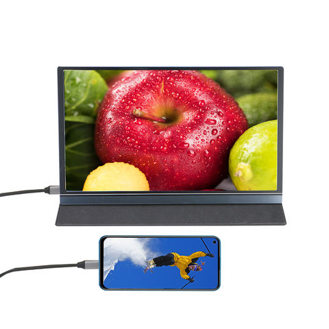 China FHD 15.6 inch portable monitor with 1920*1080 USBC*2+MINI HDMI*1 ...