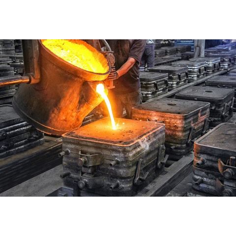 China Steel casting parts housing full metal shell customizing size ...