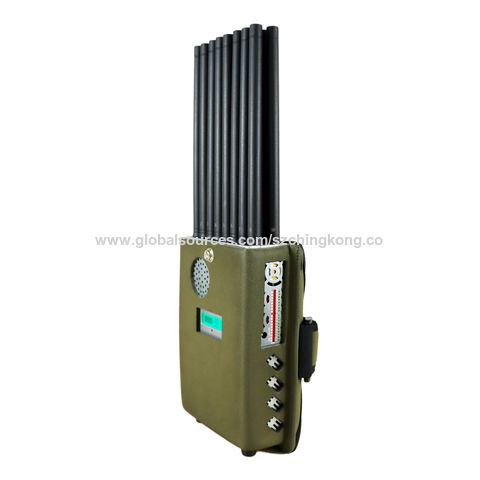 China World First 18 Bands with LCD Display and Nylon Cover Portable 2G 3G 4G 5G Jammer up to 25 ...