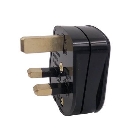 China BS UK fused 3 pin 13A assembly power plug rewireable on Global ...