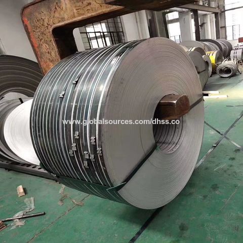 China High grade stainless steel banding strap strip 201 301with self ...