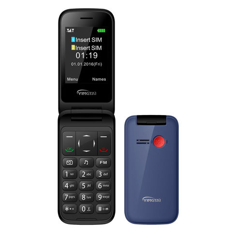 China Cheap 2.4 inch single screen android 4G lte folding mobile phone ...