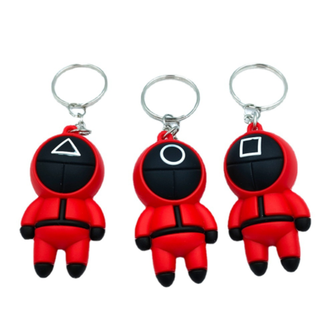 China Custom squid game keychain on Global Sources,keychain,game ...