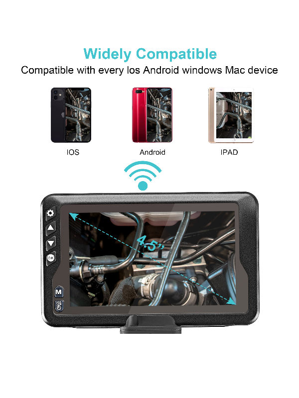 China RALCAM Two-way Articulating Borescope 8.5mm lens borescope 2 Mega ...