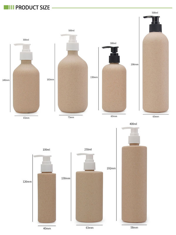 Biodegradable Eco-friendly 250ml 300ml 500ml Body Wash Shower Gel ...